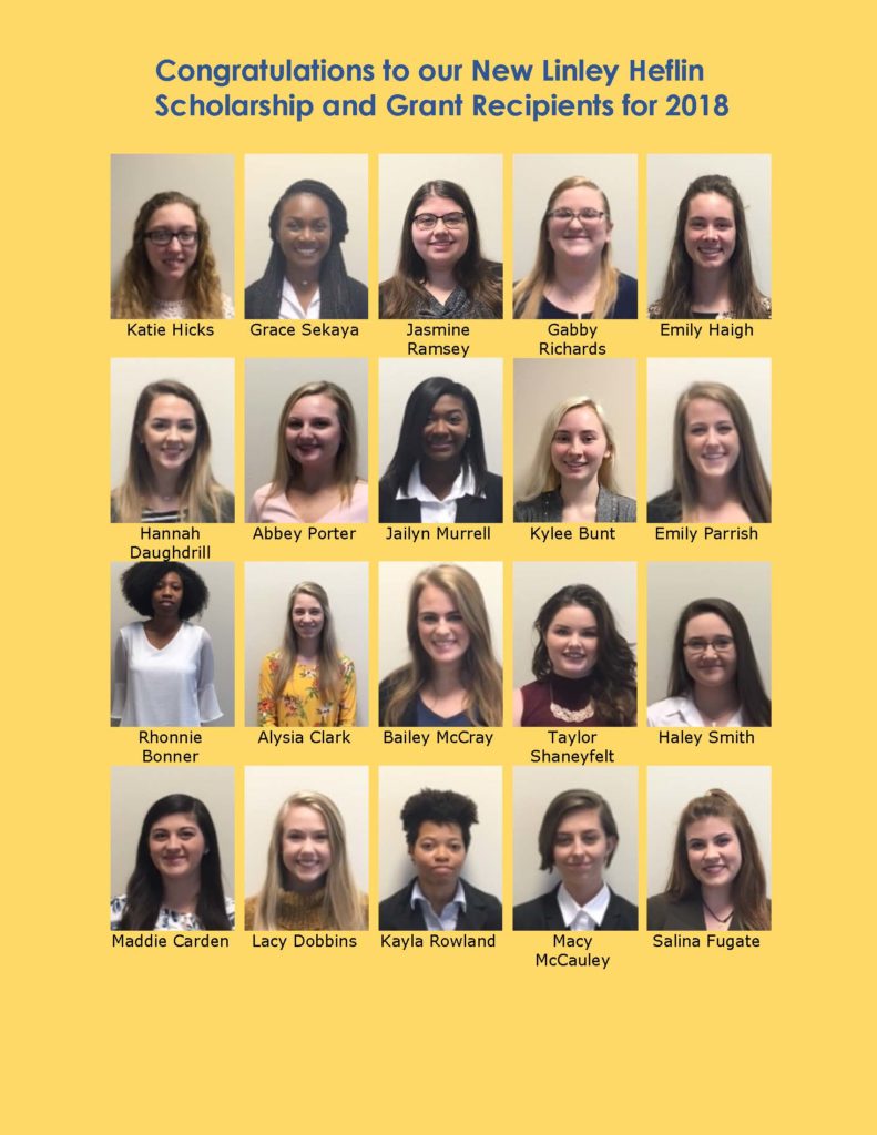 2018 Linly Heflin Scholars | Linly Heflin